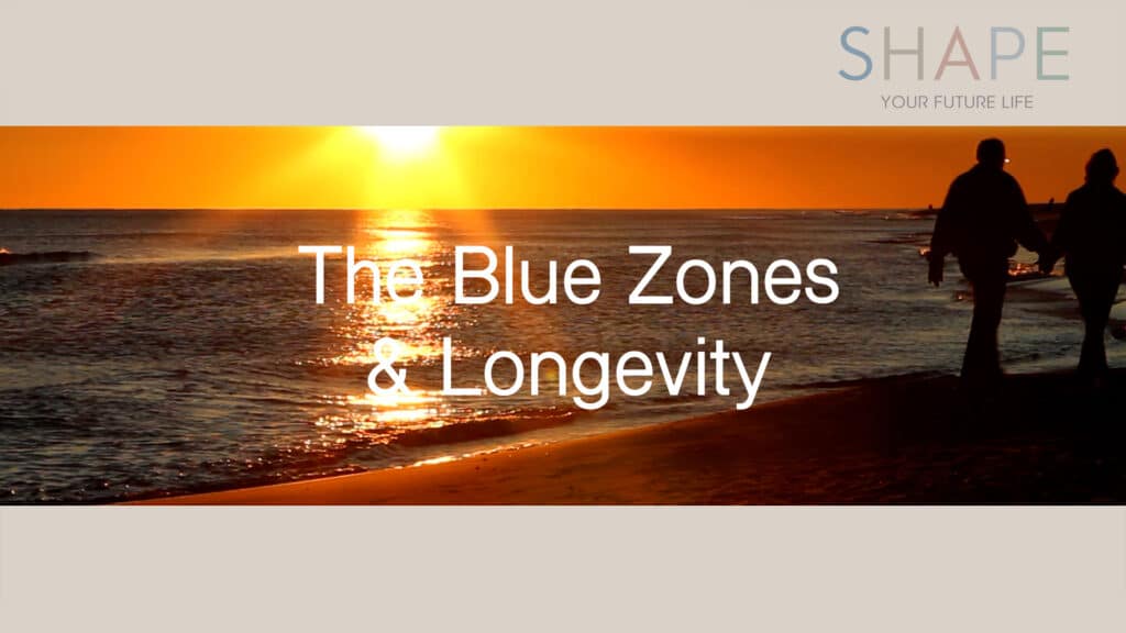 The Blue Zones & Longevity - SHAPEYourFutureLife